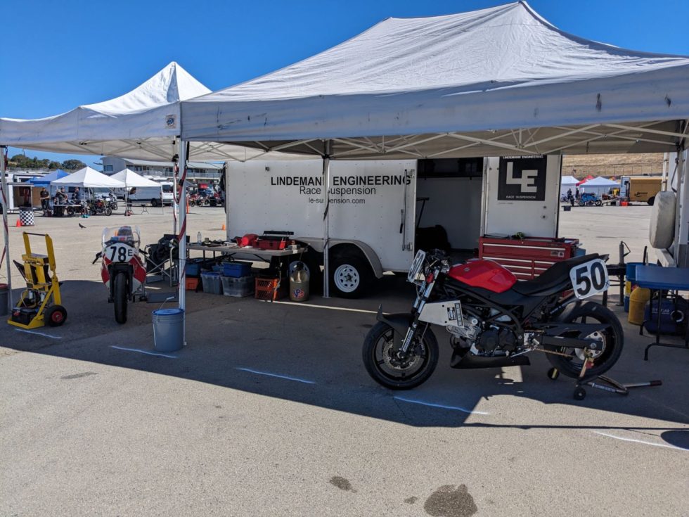 TZ750 @ Laguna - Lindemann Engineering